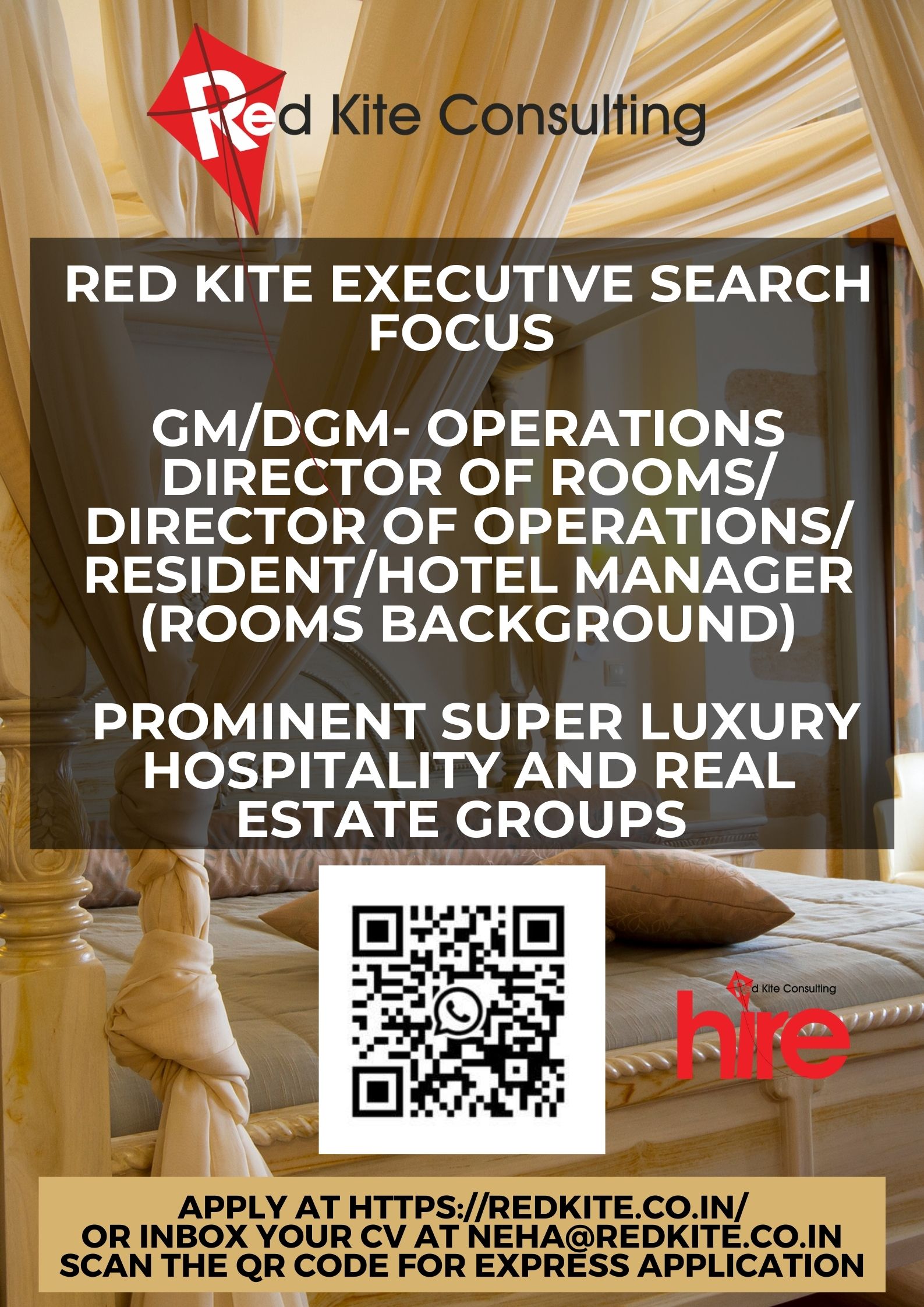 GM/DGM OPERATIONS Director of ROOMS/ Director of Operations/ Resident ...