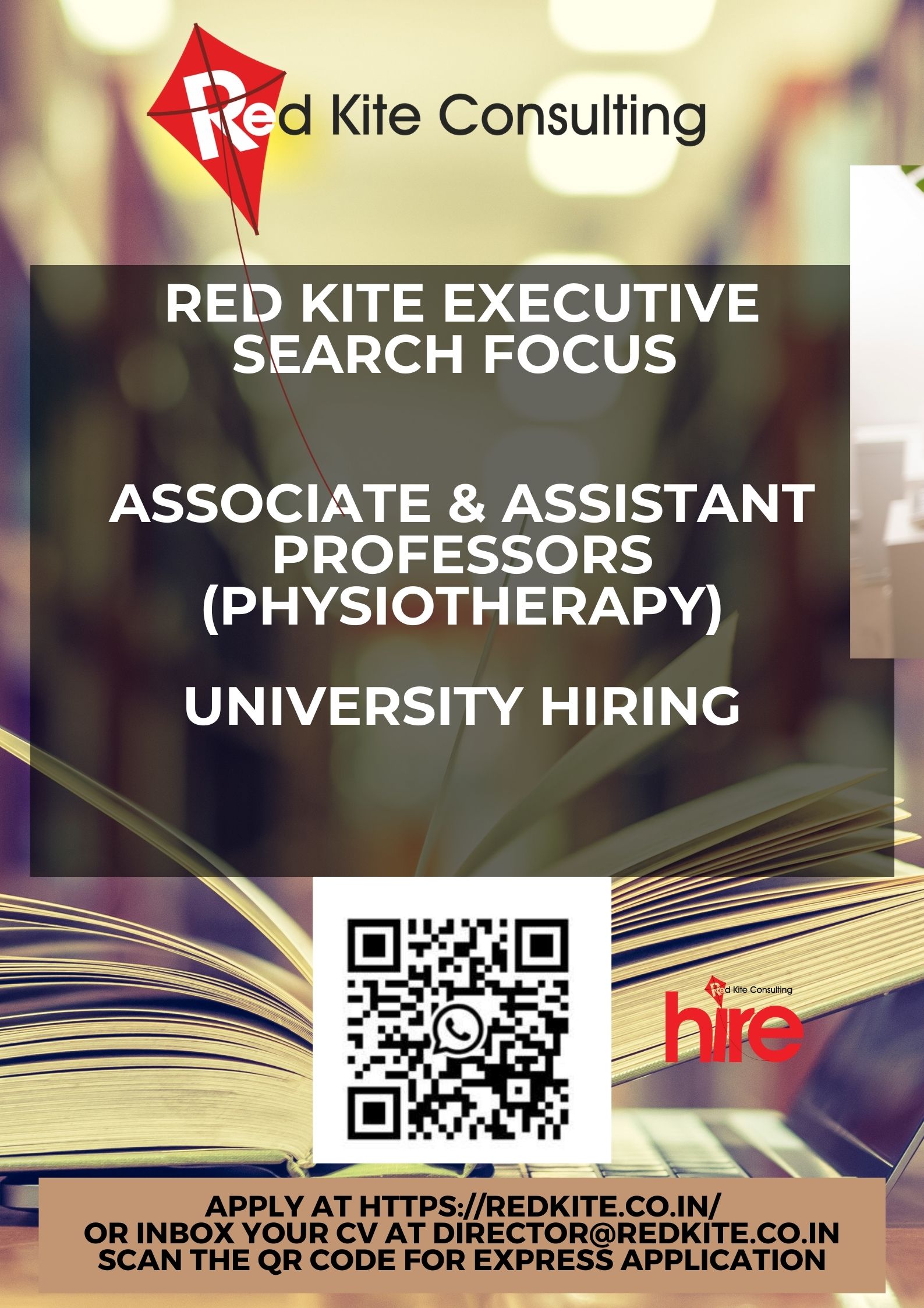 ASSOCIATE & ASSISTANT PROFESSORS- PHYSIOTHERAPY- UNIVERSITY HIRING ...